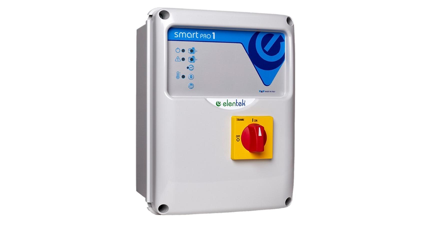 Elentek SMART PRO 2-Mono kétszivattyús vezérlés 2.2 kW-ig, IP55